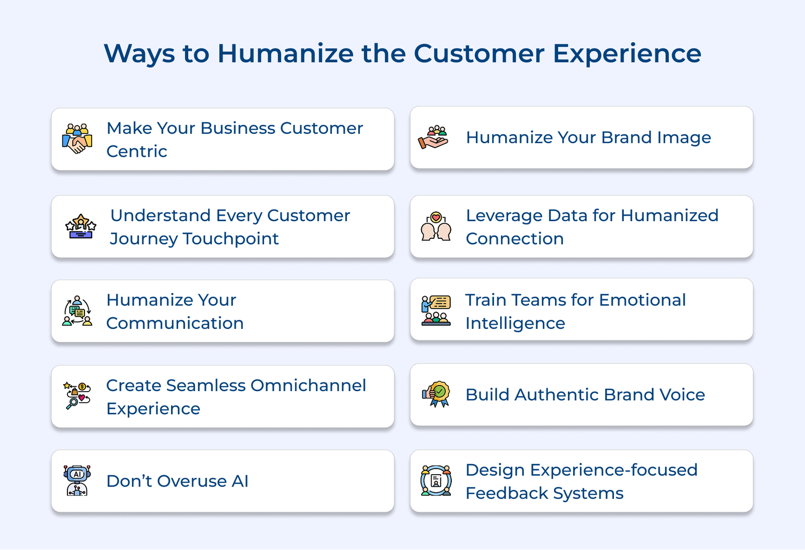10 Effective Ways to Humanize Customer Experience