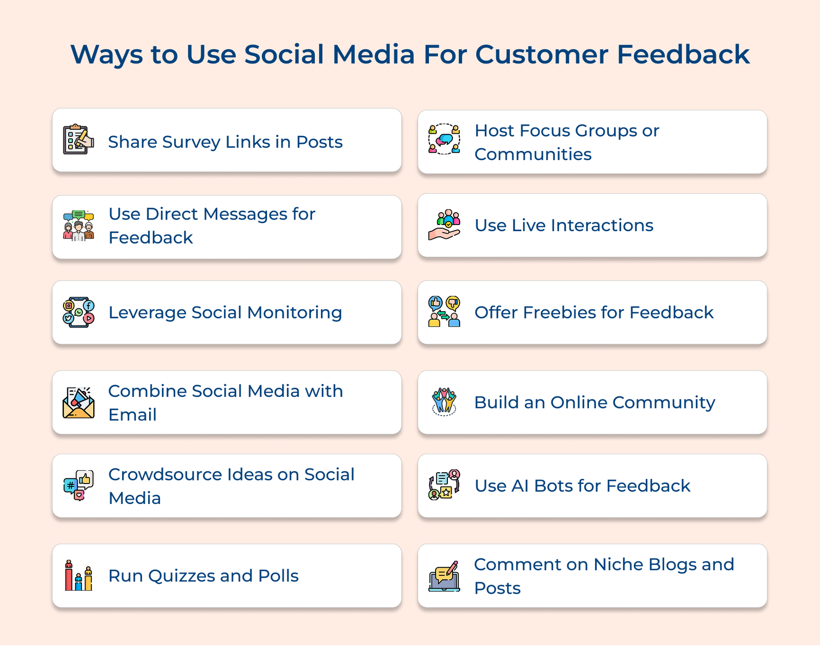 12 Ways to Use Social Media Customer Feedback in 2026